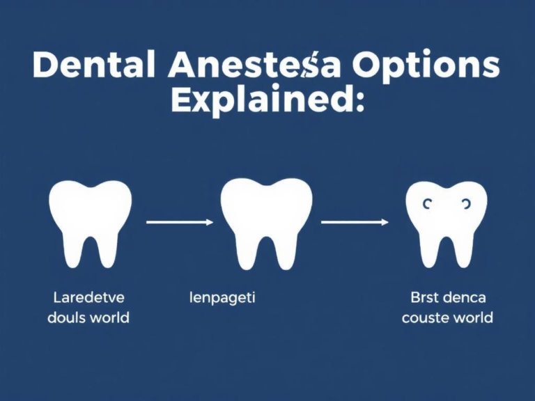 Dental Anesthesia Options Explained: Types, Uses, and Benefits